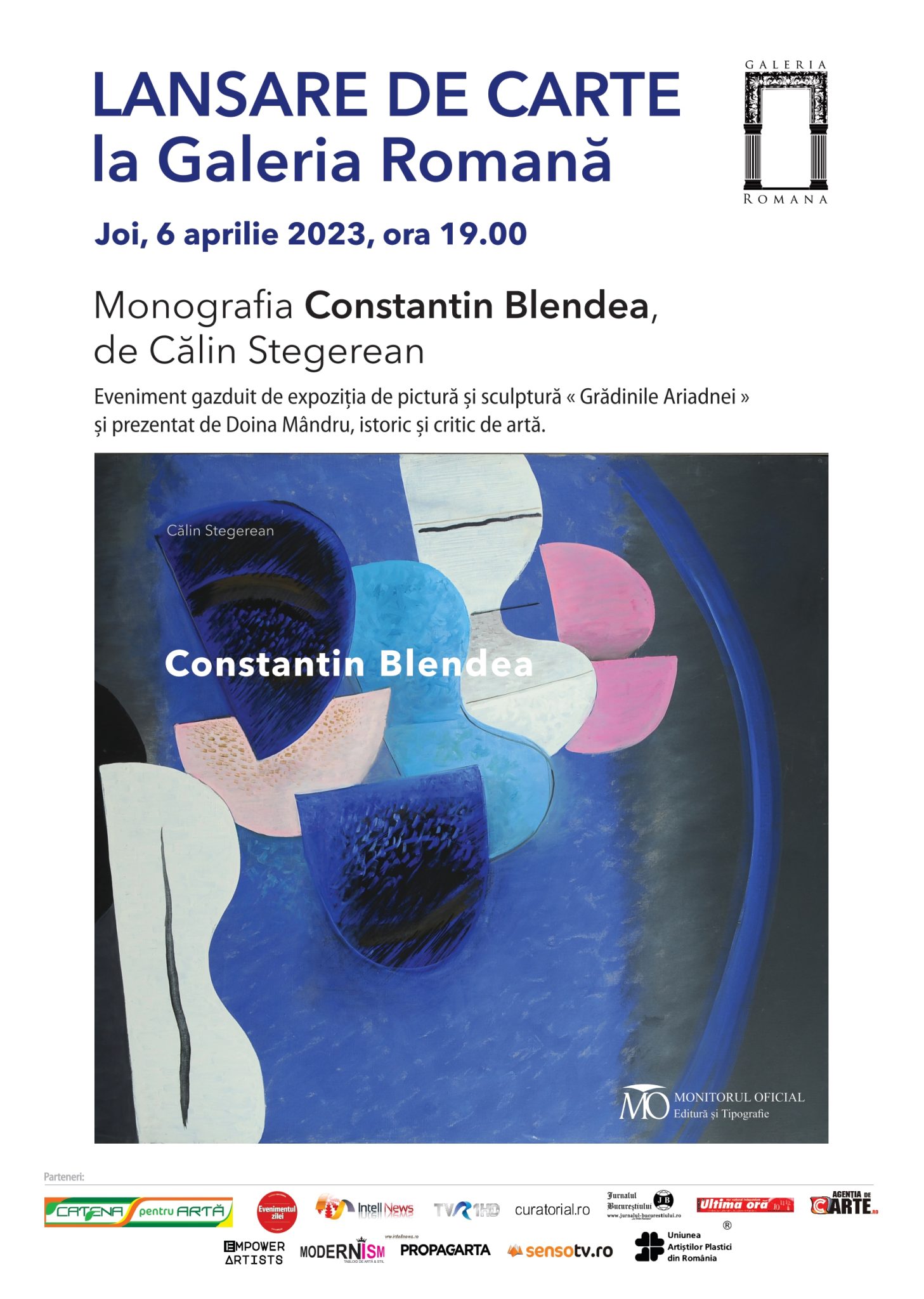 Lansare de carte: Monografia Constantin Blendea, de Călin Stegerean ...